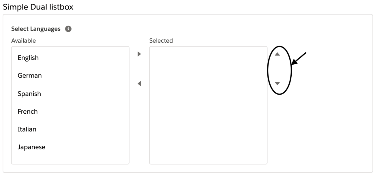 Salesforce [lightning-dual-listbox]のボタンは非表示の設定 - liu_453600525’s blog