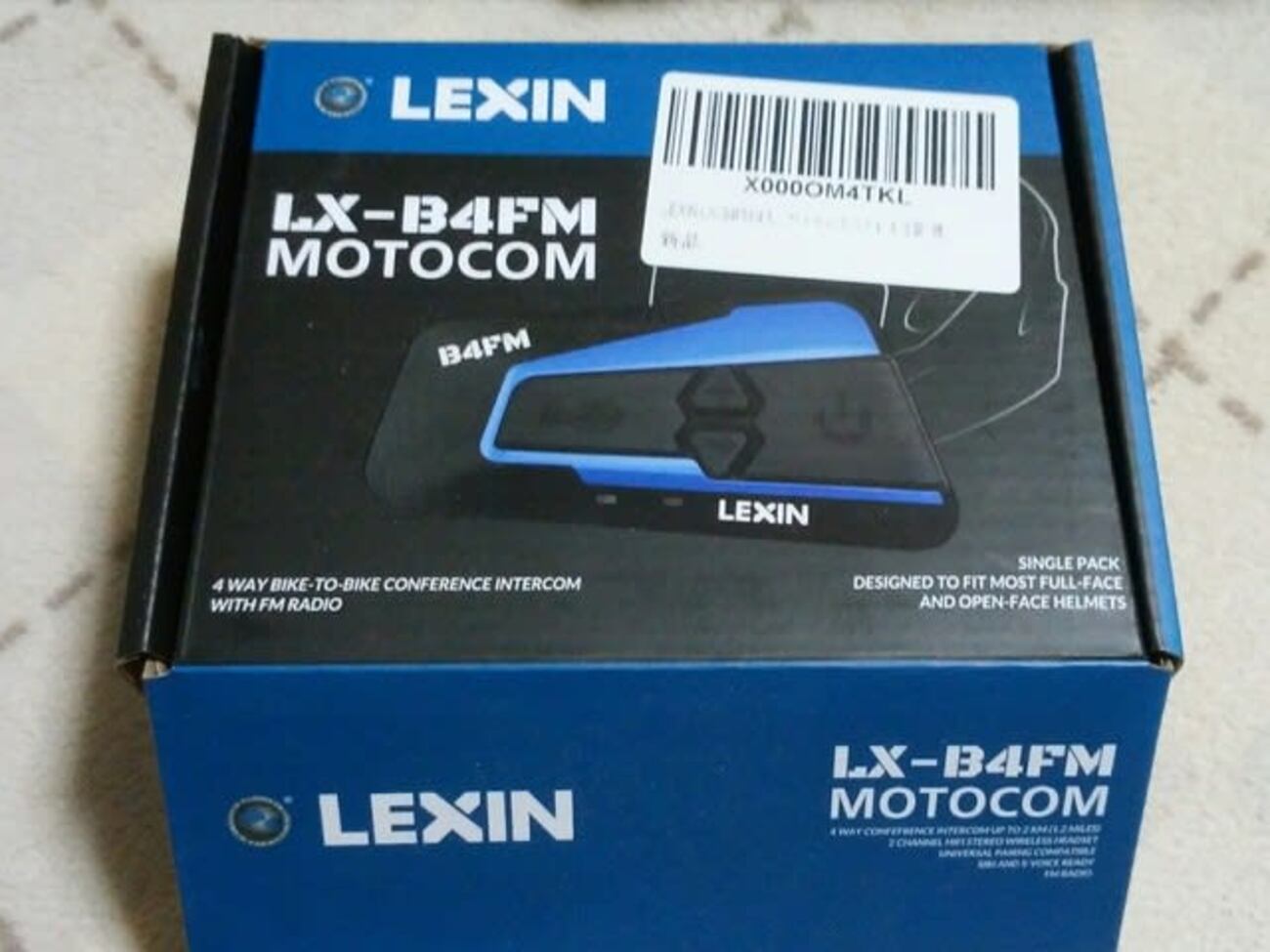 オートバイ インカム LEXIN LX-B4FM 取り付け - お山へ行こう！