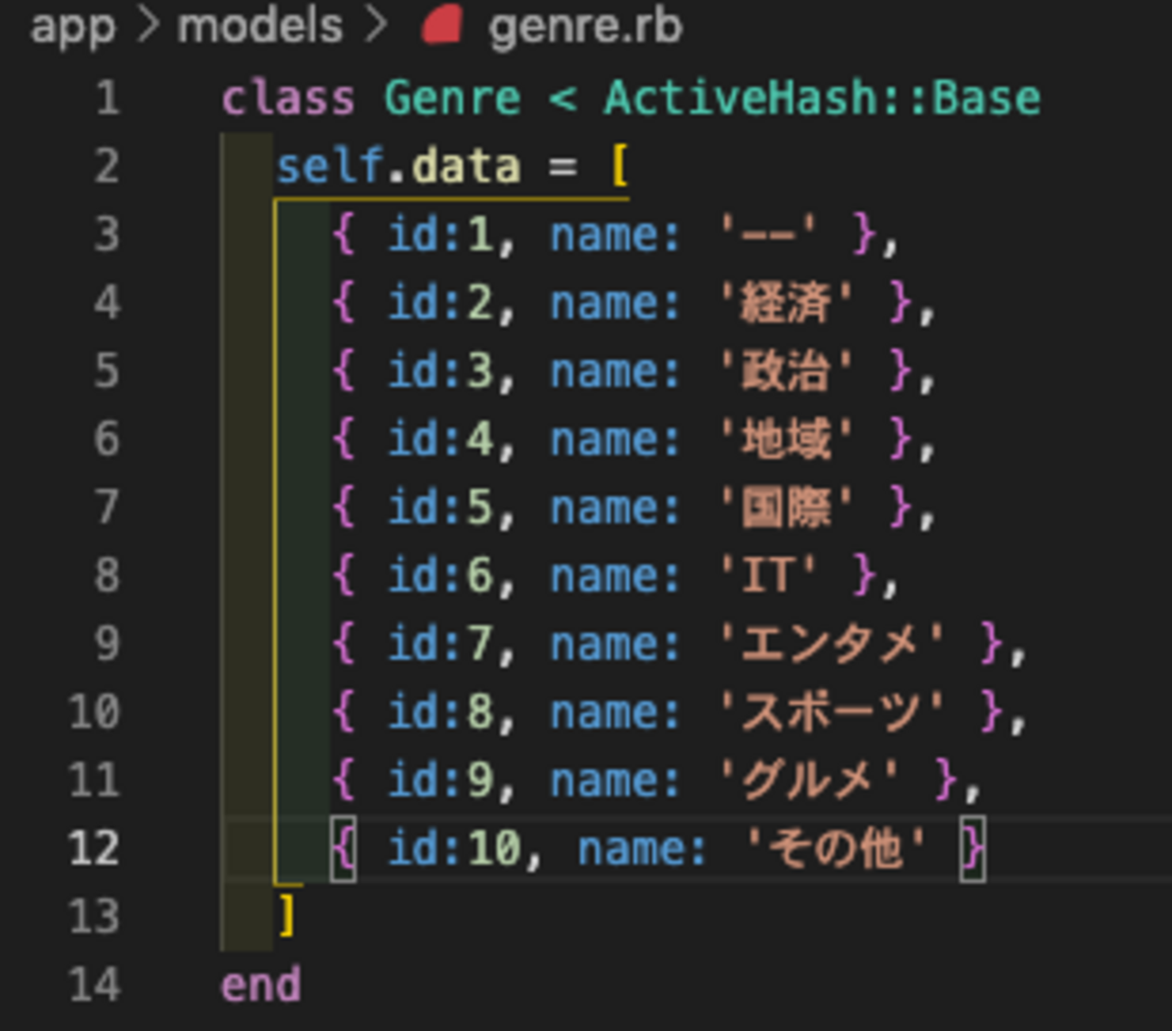 ActiveHashについて - むじんブログ ”3歩進んで2歩下がる”