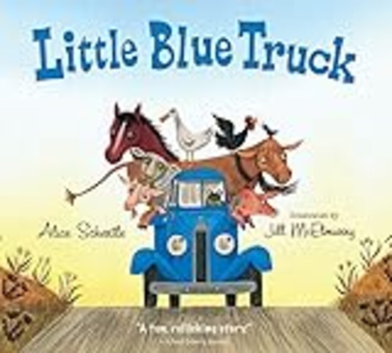 思わず口に出してしまう"Beep, Beep, Beep"『Little Blue Truck』 - Daddy Book-Look Fair