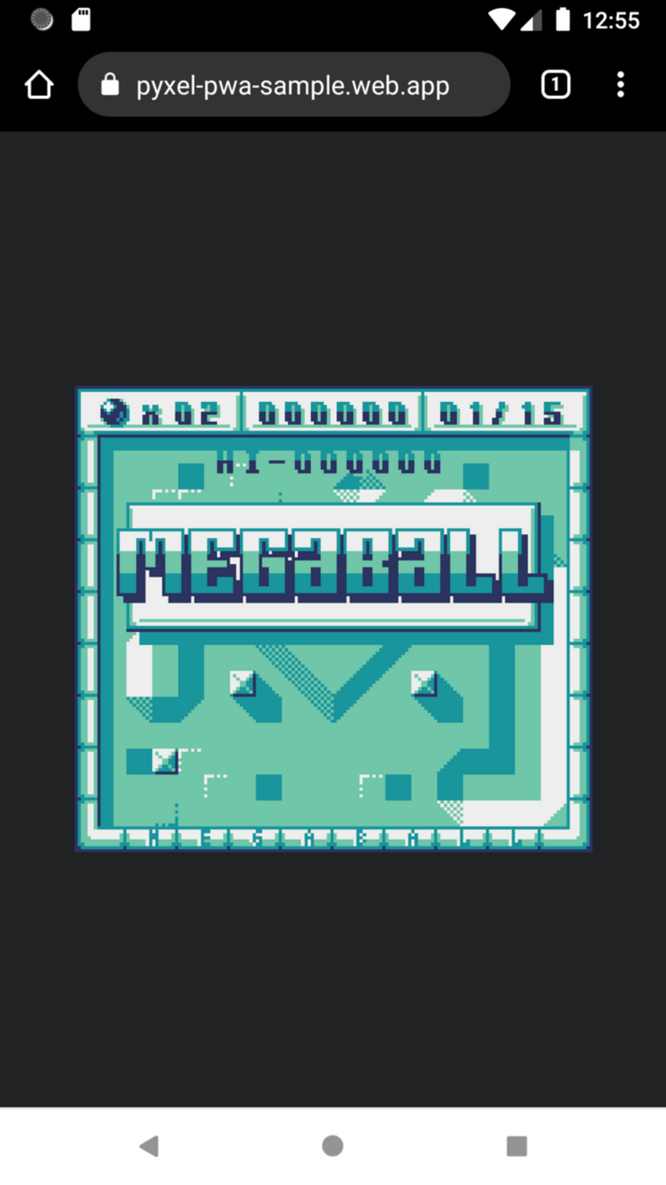 Pyxel製ゲームをPWAとして公開する(1) - てけとーぶろぐ。