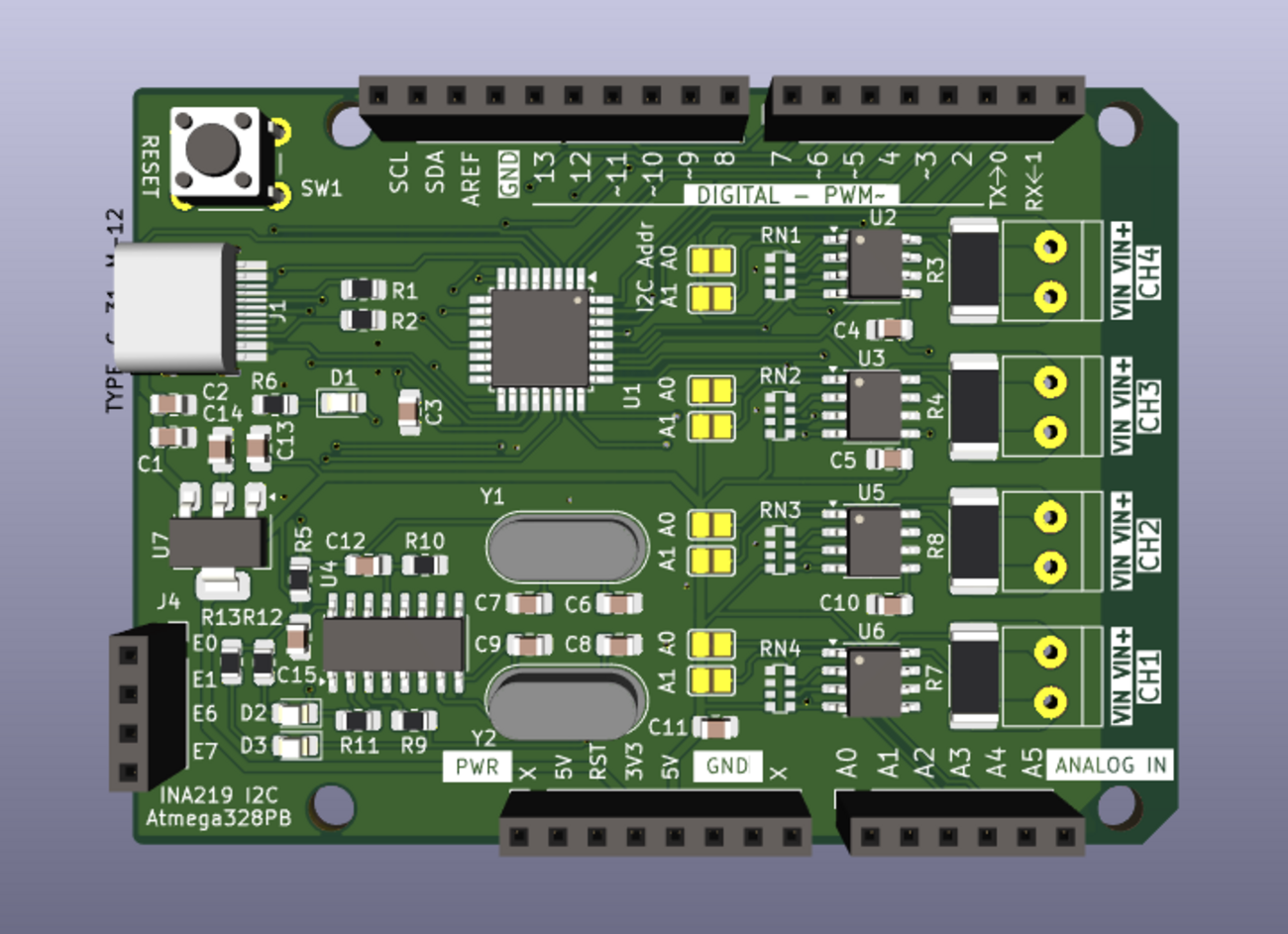 PCB設計：INA219搭載の互換Arduino Uno, JLCPCBに発注 - Rainbow_Goblins’s archives