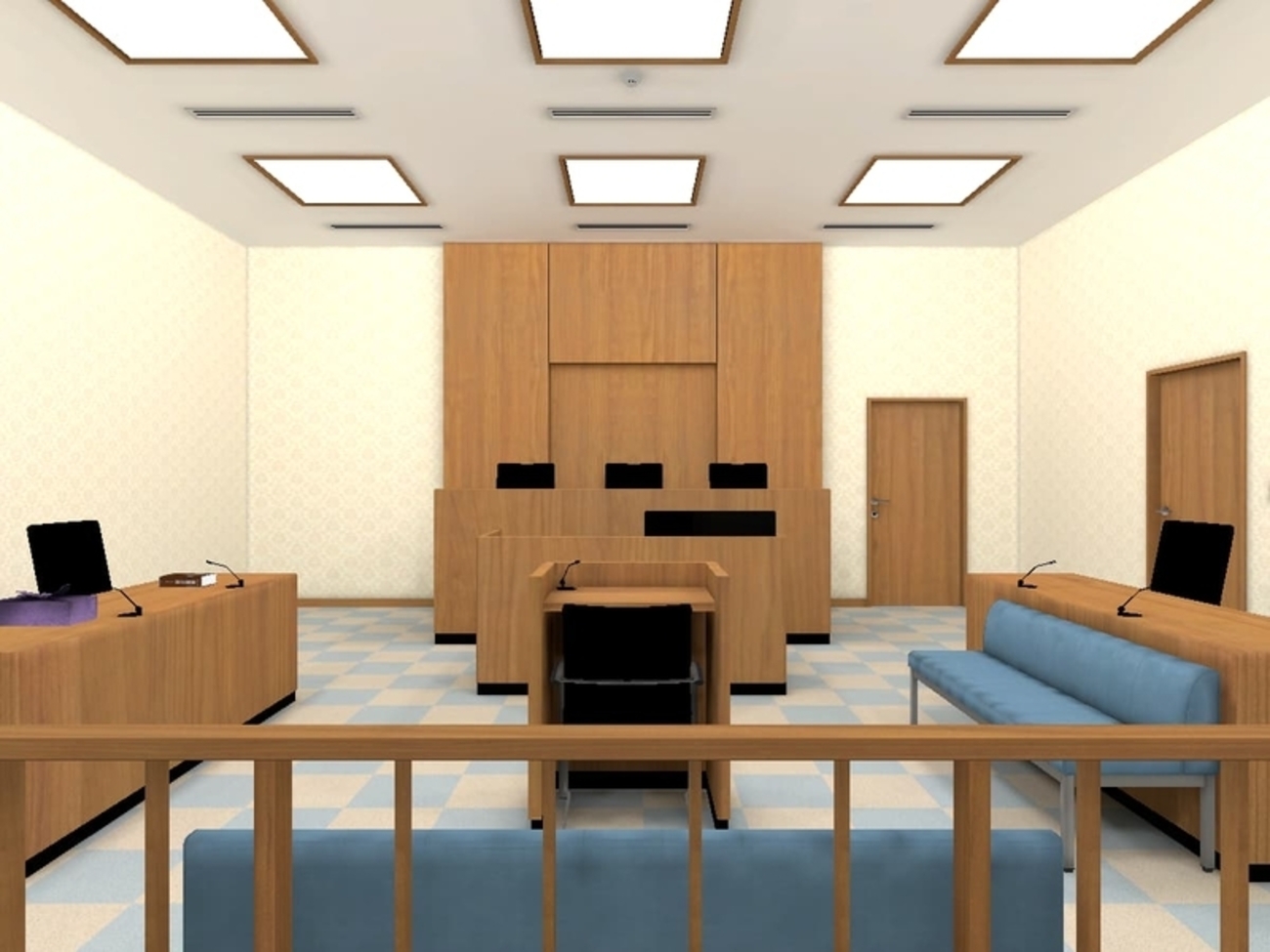 【VRChat】バーチャルな裁判所 "仮想裁判所" - oka-vrc旅行記