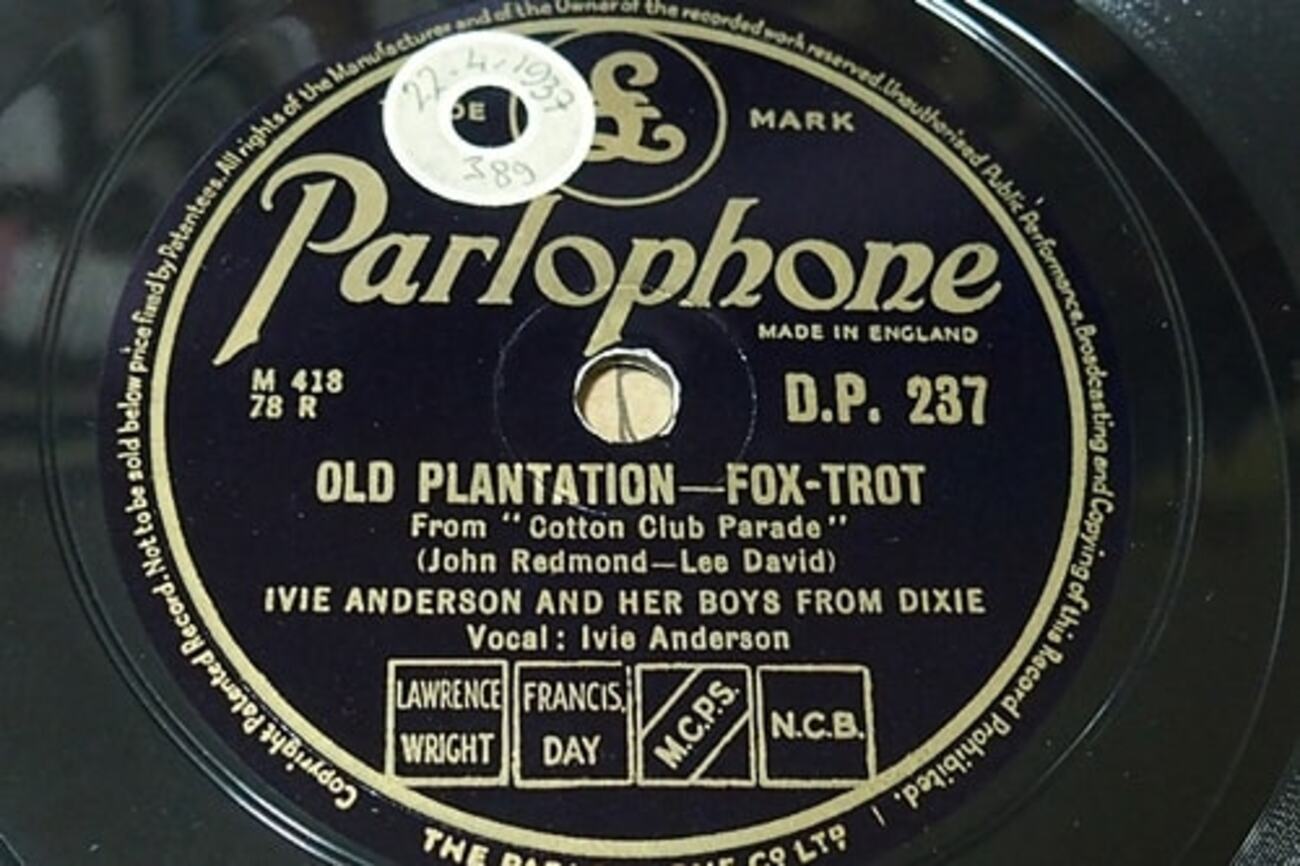 IVIE ANDERSON and her BOYS FROM DIXIE :PARLOPHONE england DP-237 - ドクた ...