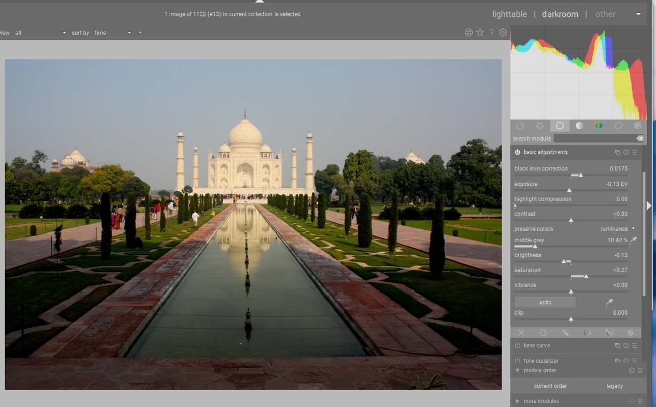 darktableの基本ワークフロー（2） - computer_philosopher’s diary