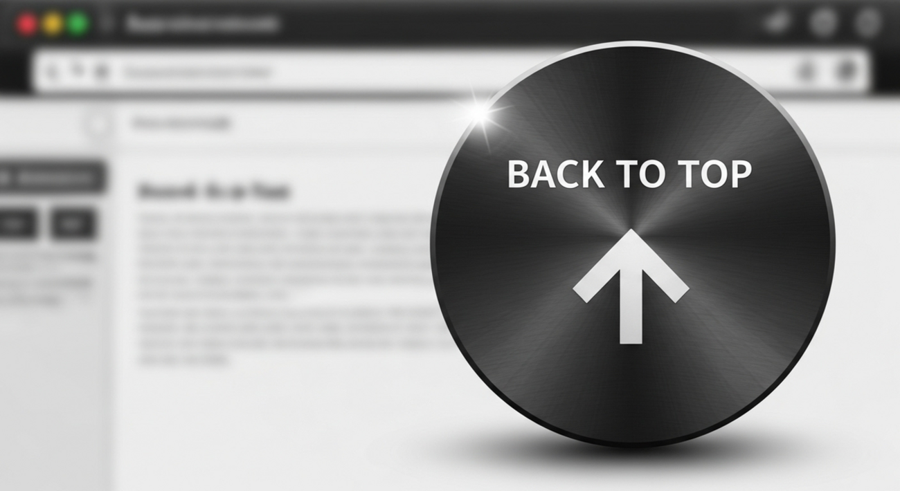 🚀 SEOにも強い！軽量＆美しい「TOPへ戻る」ボタンをVanilla JSで実装する方法 - Askthewind's diary