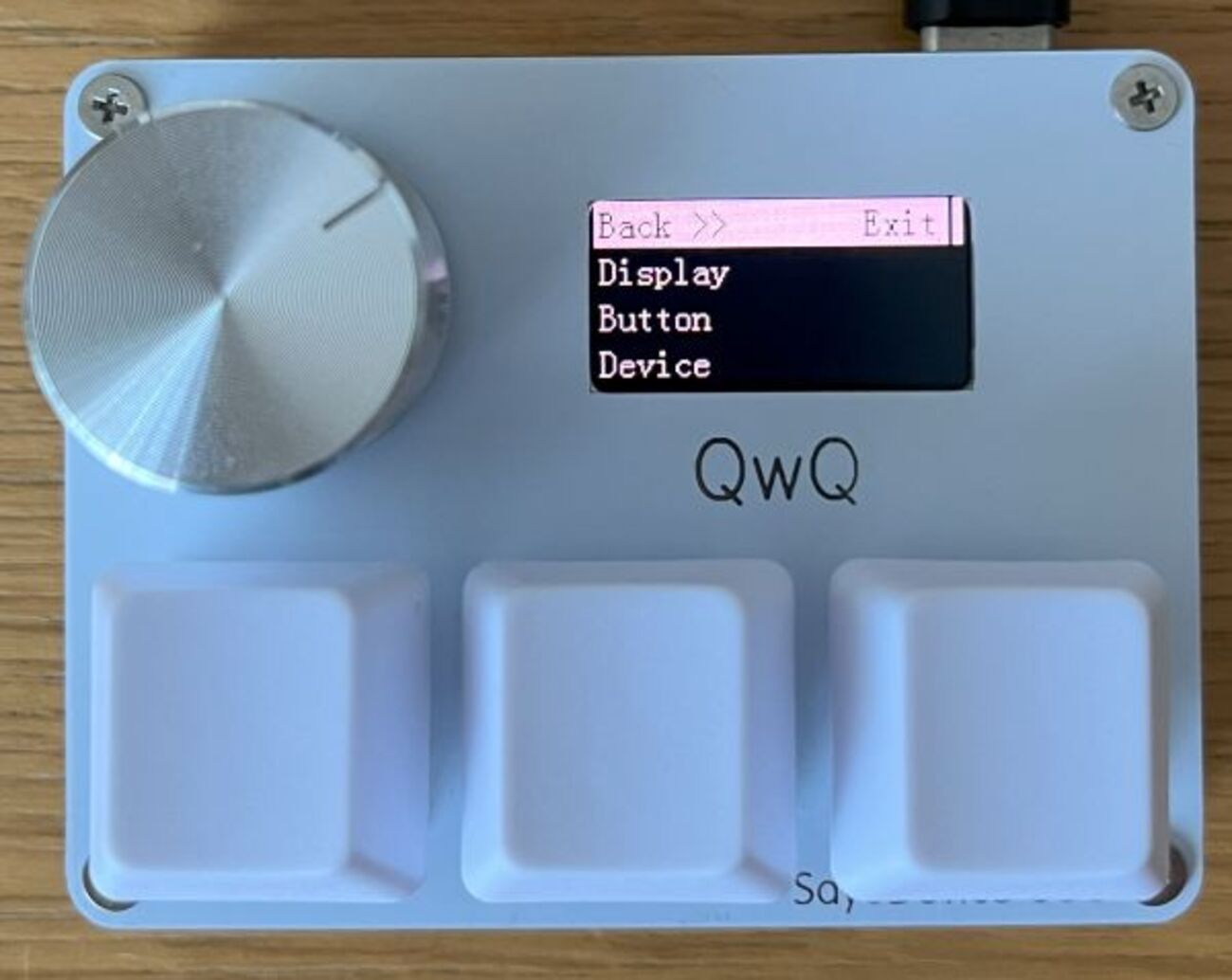 SayoDevice OSU O3C 導入と設定(その2 端末自体の設定とFWアップデート) - イドラさんの髭アンテナ