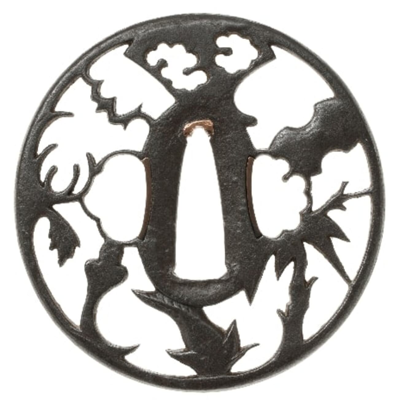 雅文図鐔 赤坂 Akasaka Tsuba - 鐔・日本刀 鑑賞記
