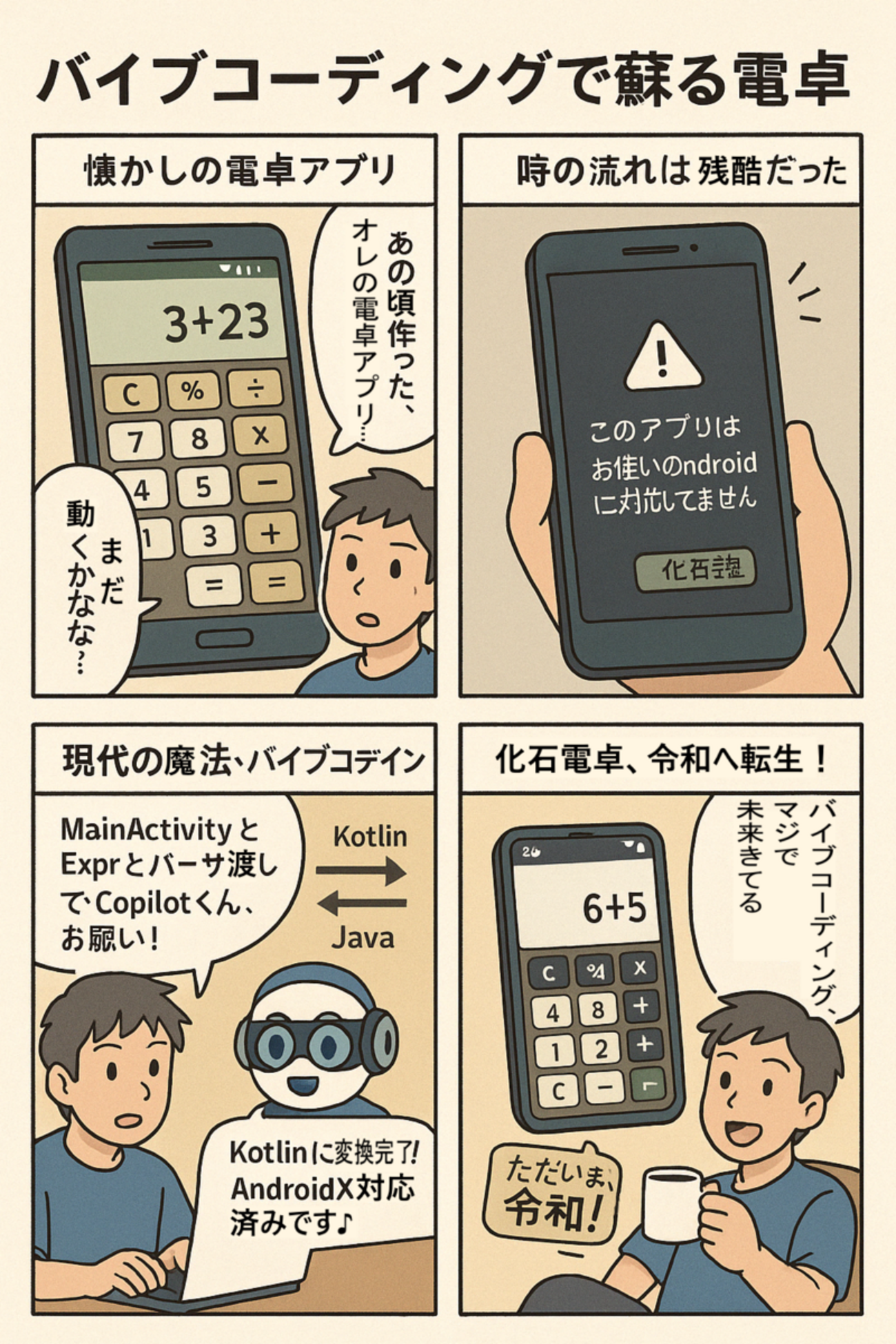 【小ネタ】バイブコーディングでAndroidアプリ更新 - TadaoYamaokaの開発日記