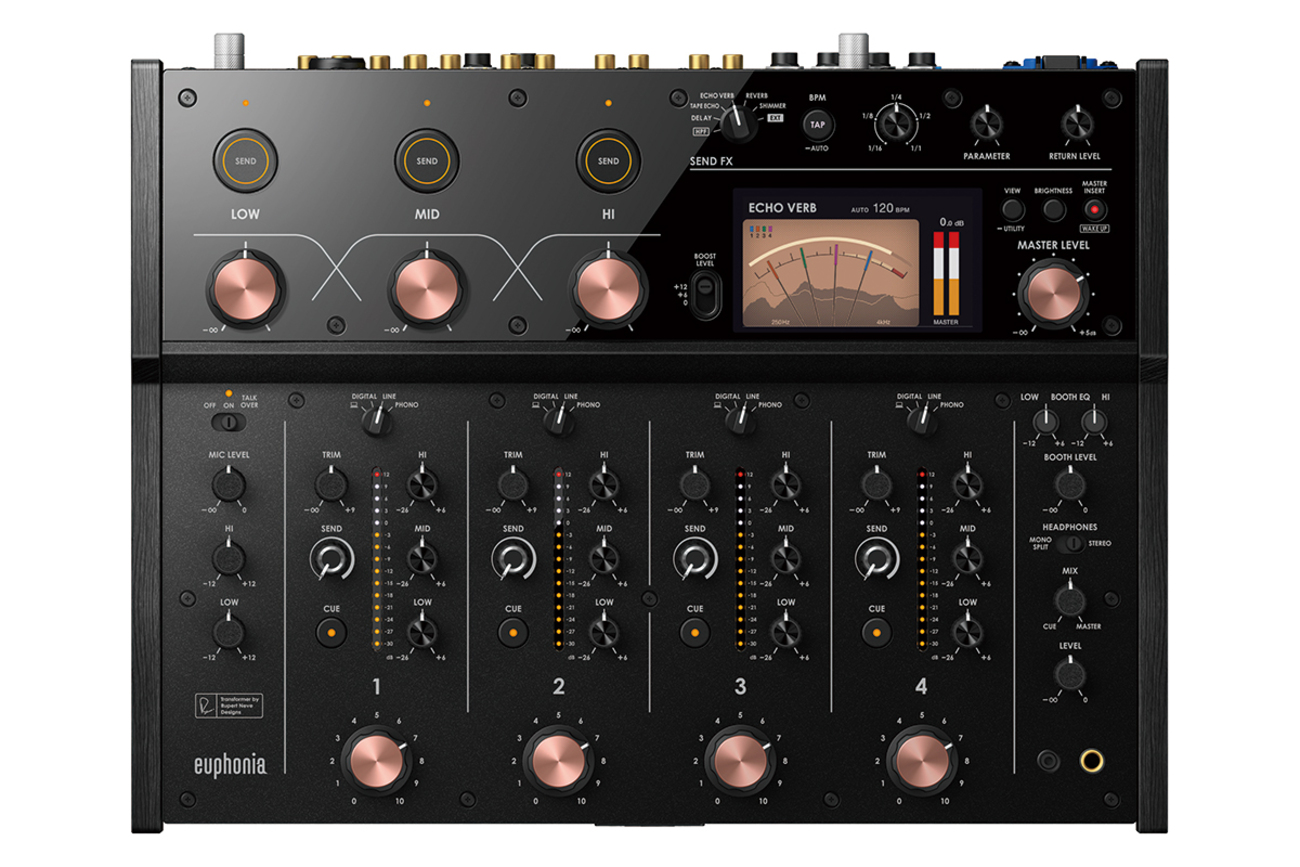 ALPHATHETA Euphonia レビュー：多くのDJからのフィードバックを開発に生かした4chロータリー・ミキサー - サンレコ ...