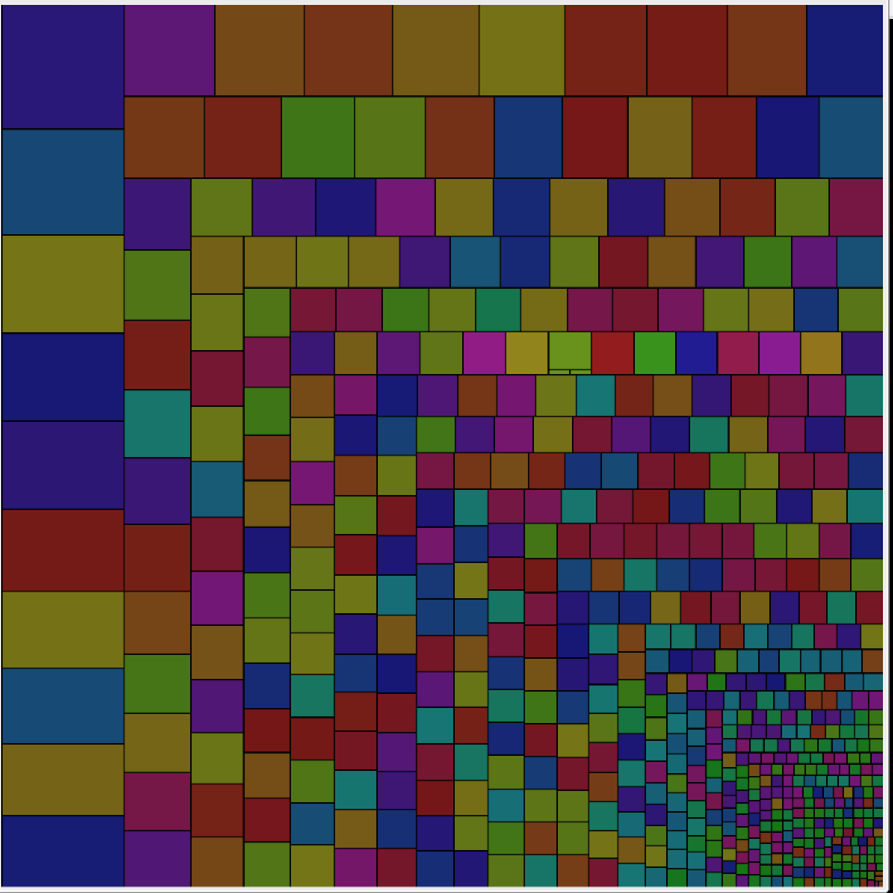 ツリーマップ型の音楽再生機 - f8g