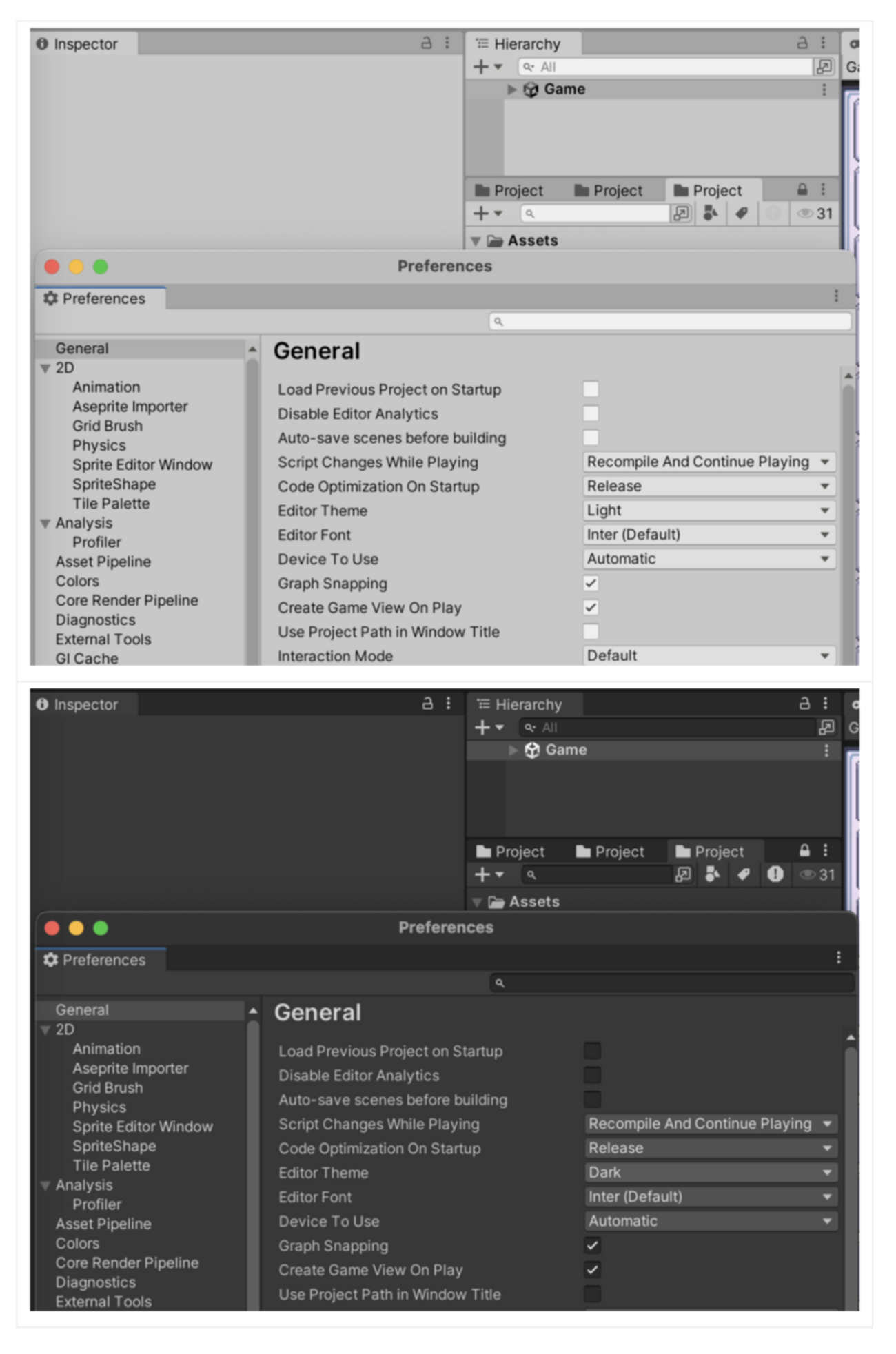 Unityエディタのテーマ(スキン)をダークにする方法 (Personalライセンスでも可)【Unity】 - (:3[kanのメモ帳]