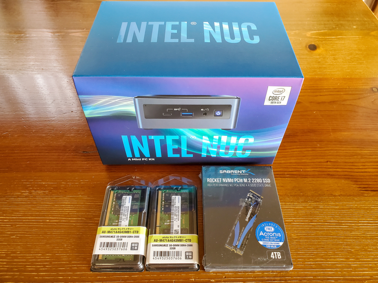 インテル NUC10（NUC10i7FNH）をサーバに仕立てる - fclife.tokyo