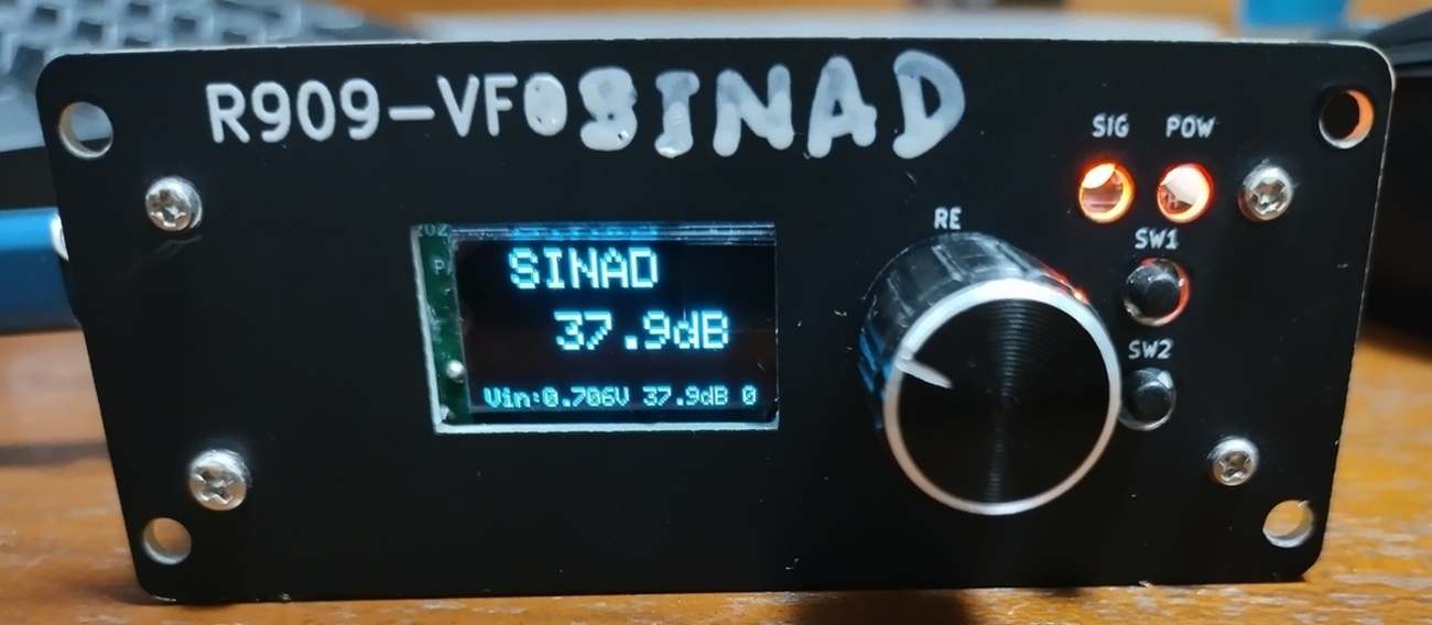 R909-SINADインディケータ評価のためPYTHONでクローンを作りました R909-SINAD indicator cloned in Python for evaluation ...