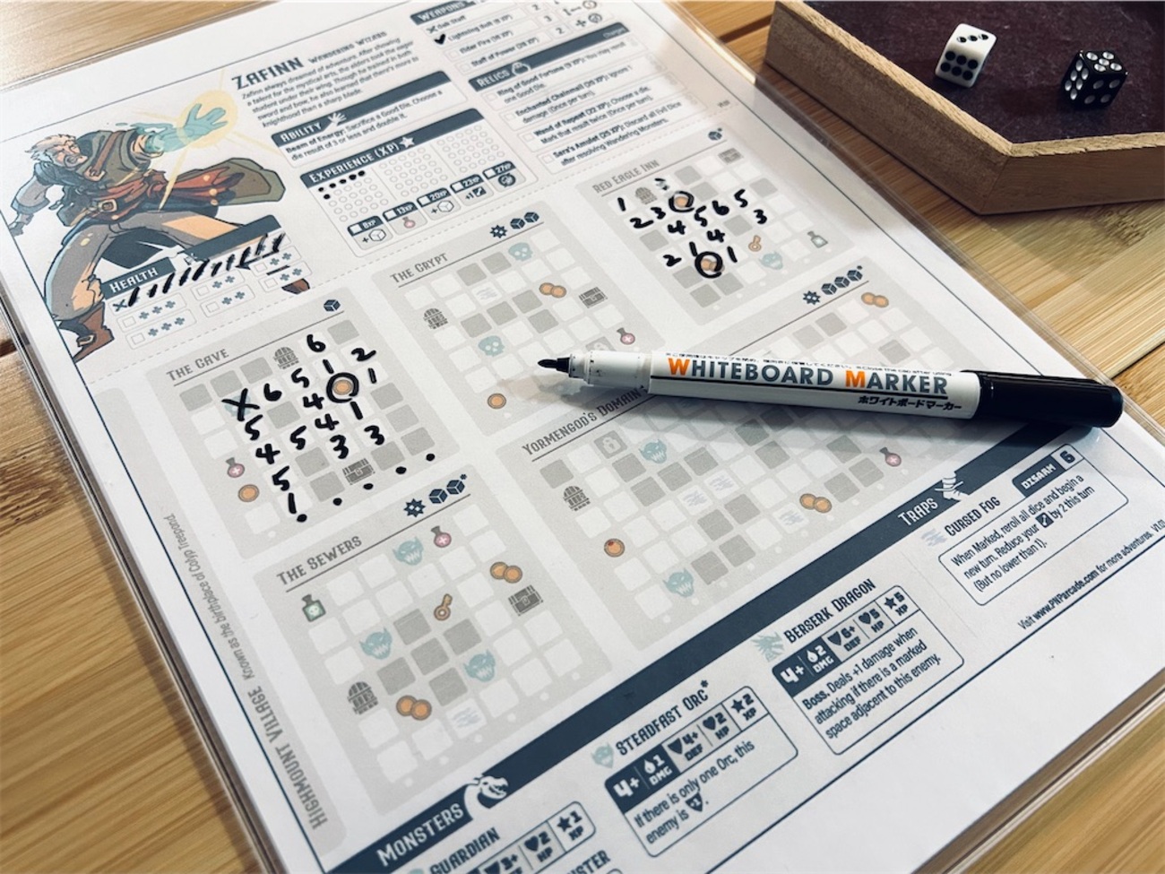 Dungeon Pages: Core Set - TKDK PNP｜プリントアンドプレイのボードゲームのブログ