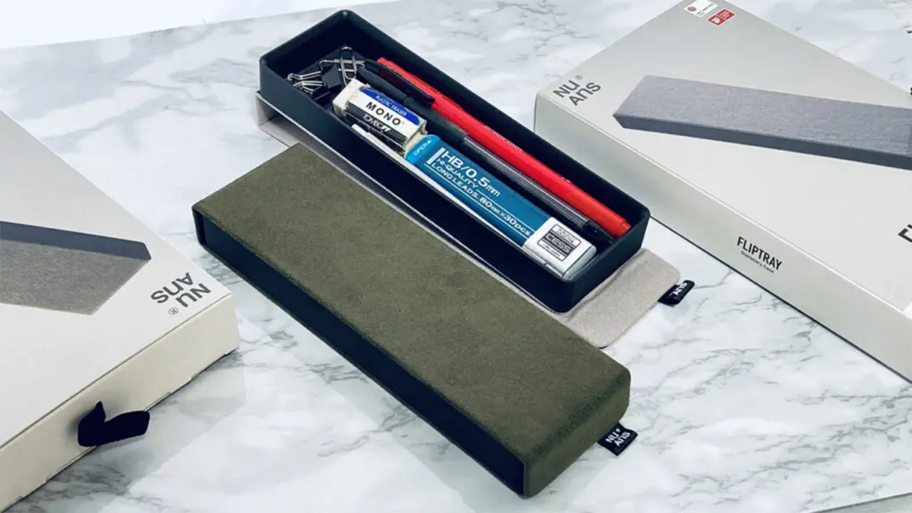 NuAns FLIPTRAY レビュー、ペントレイにもなるシンプルでお洒落な2in1ペンケース - モノ好き情報庫