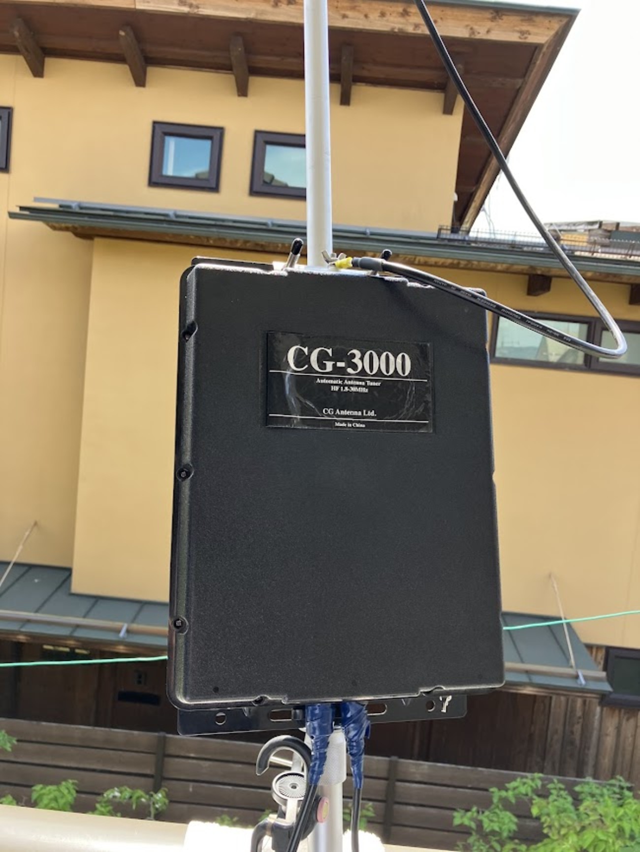 給電点を2mばかり高くしてみました。 - アマチュア無線局 JF0RRH