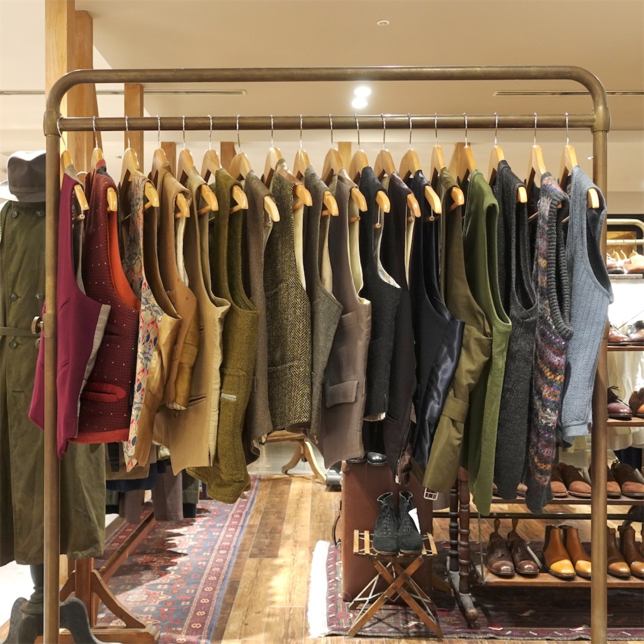 BRITISH WOOL&KNIT VEST and more!! - STRAY SHEEP YURAKUCHO BLOG