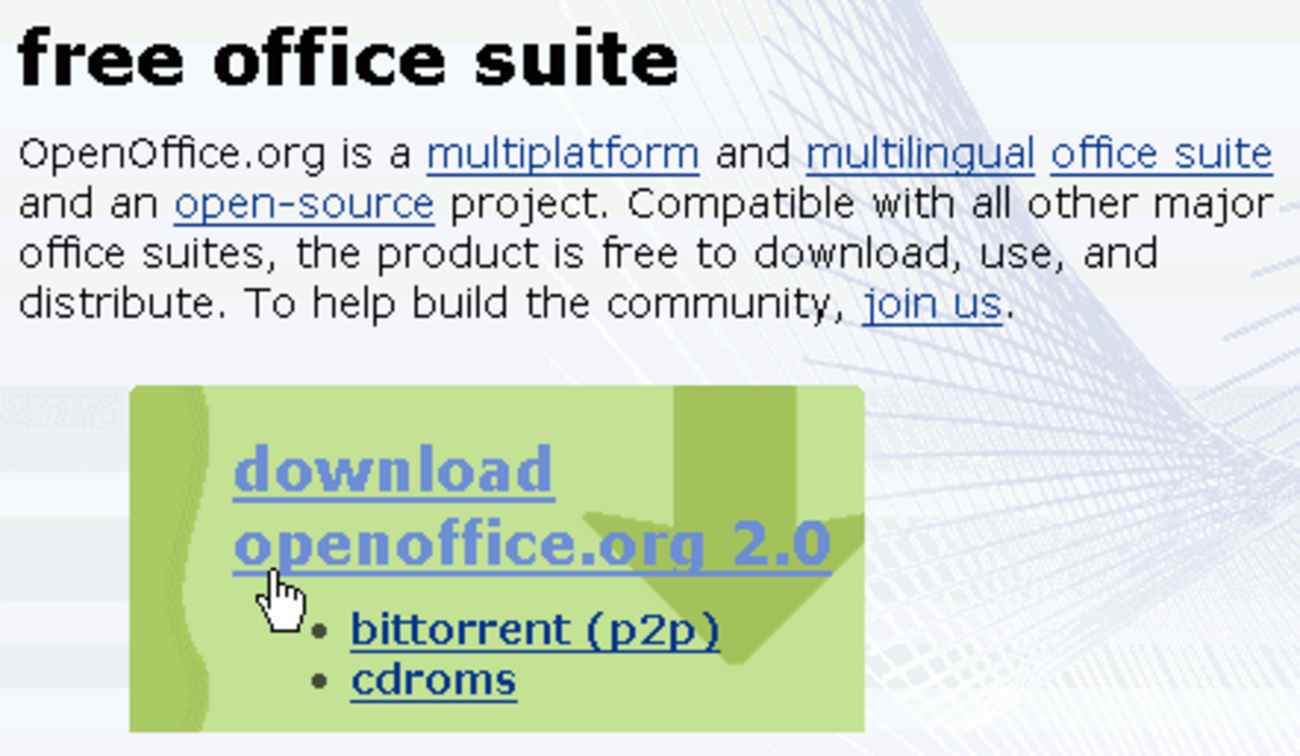 久々にPCのこと・・・ OpenOffice 2.0 - 北の窓から