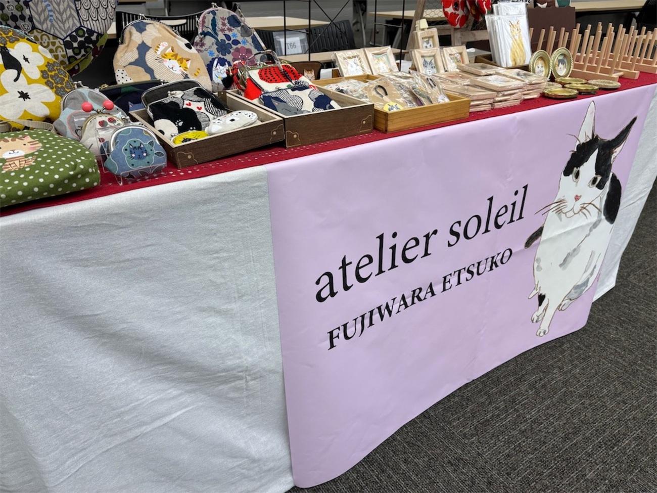 「にゃん博」搬入完了 - さくら＊さく atelier soleil's work