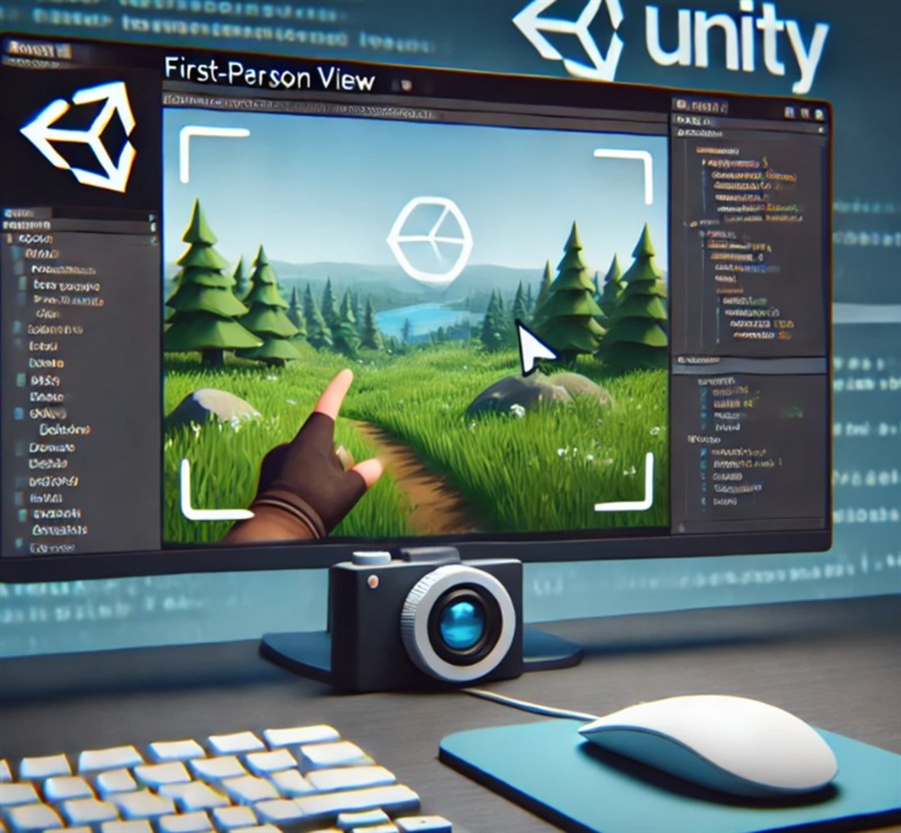 Unityで一人称視点を実現する方法：マウスを使った視点移動スクリプトでFPS体験を作る - ゲームプログラミング独学ブログ