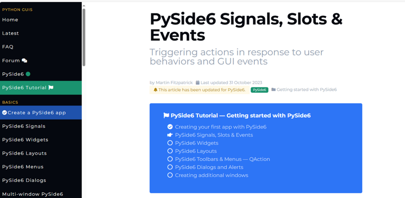 【Pyside6のチュートリアルを試す】第2回 - Pythonの利用と情報