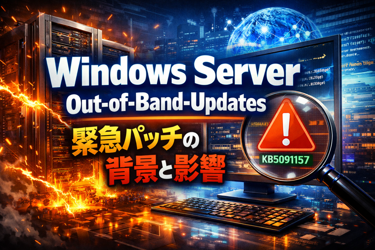 Windows Server Out-of-Band-Updates(2026年4月19日)で何が修正されたのか──KB5091157など緊急 ...