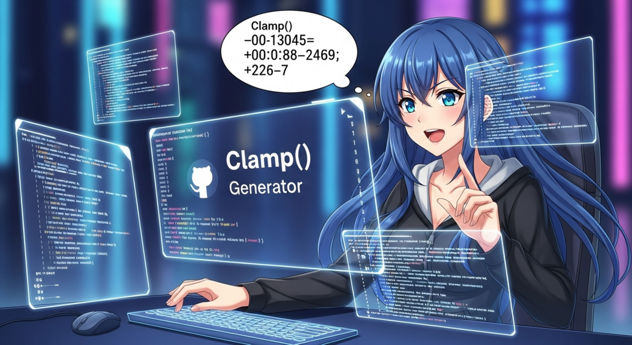 clamp() ジェネレーター - Askthewind's diary