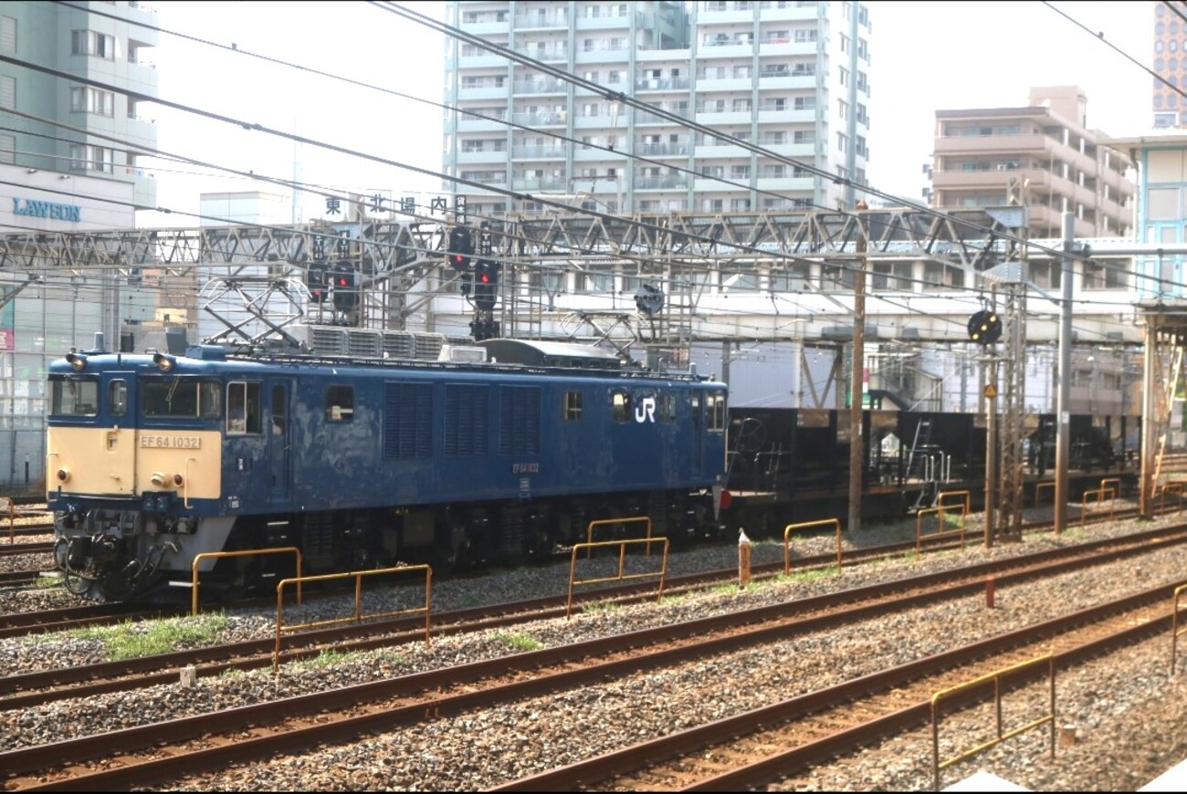 さらば！ホキ800 3両廃車回送！尾久のホキは残り2両に EF64 1032牽引 - てつとおの鉄道新ブログ
