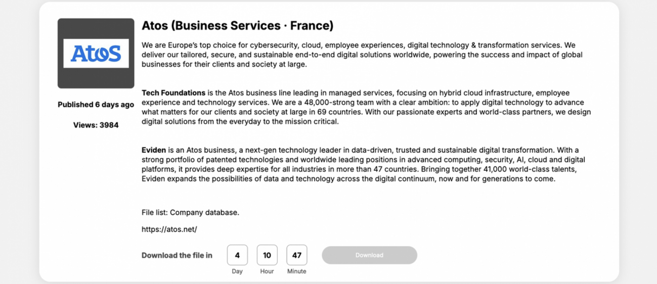 French govt contractor Atos denies Space Bears ransomware attack claims ...