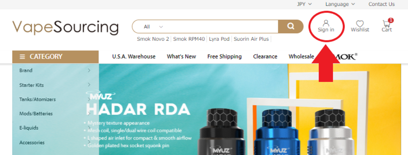 【初】vapesourcing使ってみた！登録・購入方法と感想まとめ - ワンダパパ喫煙奮闘記