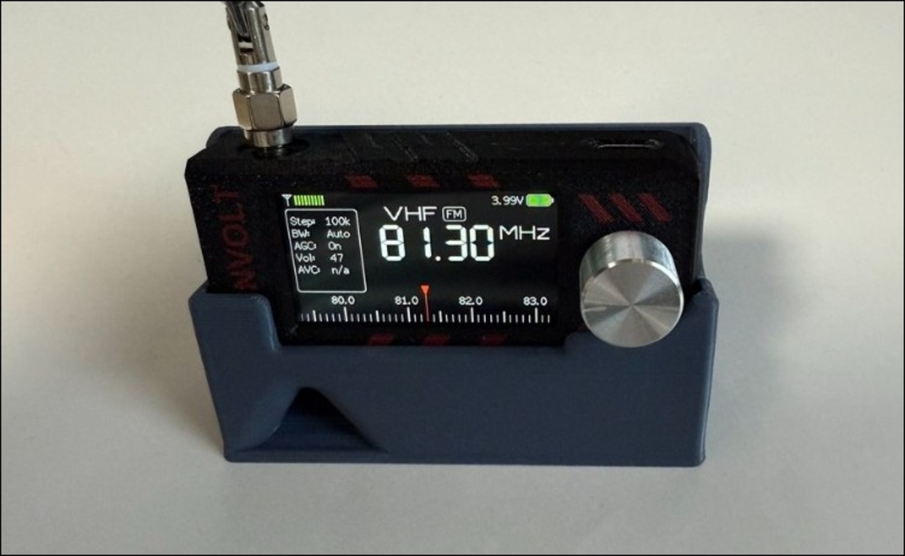 Mini Si4732（ATS-Mini）用スタンドを 3D プリントで製作 - JH1LHVの雑記帳