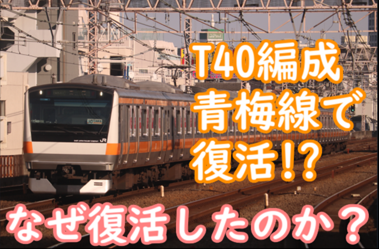 E233系 T40編成が青梅線でまさかの復活!? なぜ復活し、どんな運用なのかを考える - てつとおの鉄道新ブログ