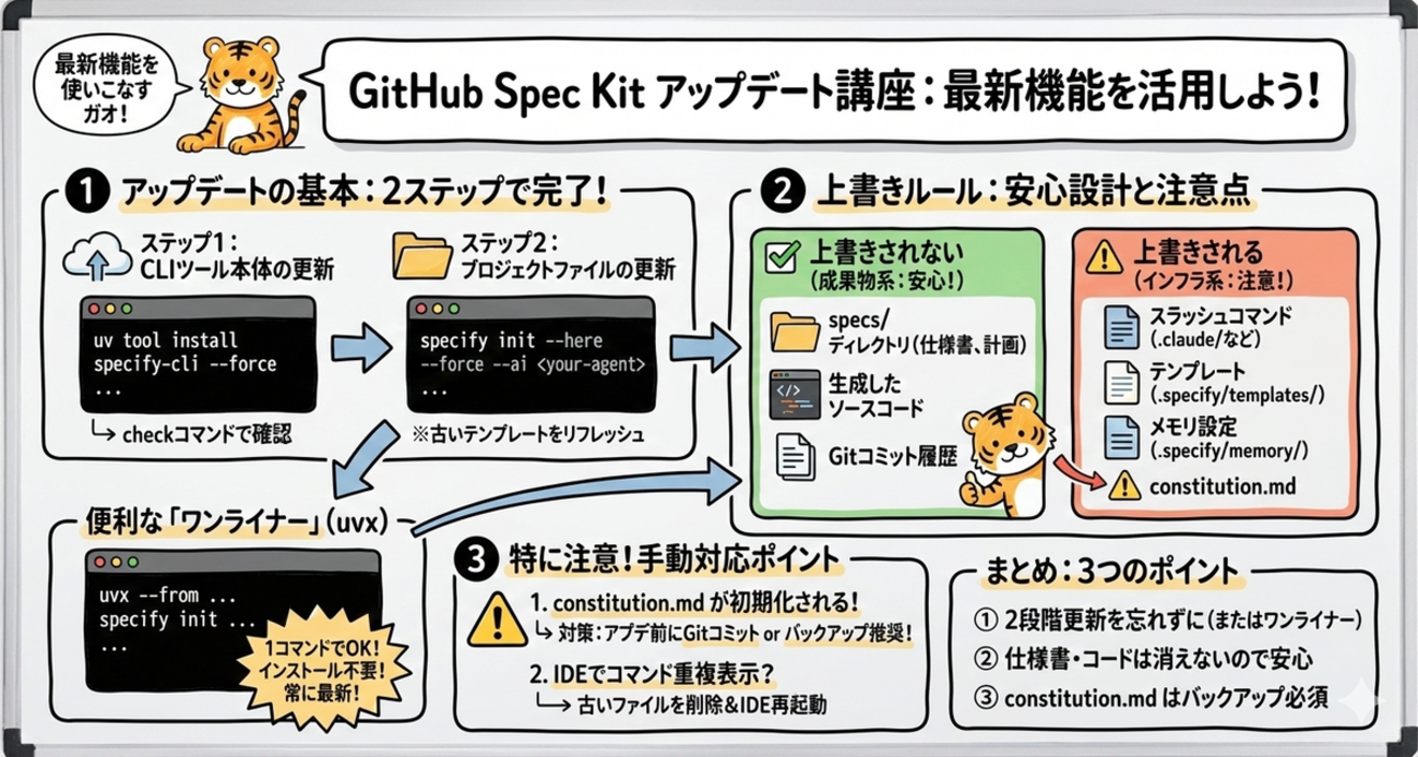 GitHub Spec Kitのアップデート方法と注意点 - サーバーワークスエンジニアブログ