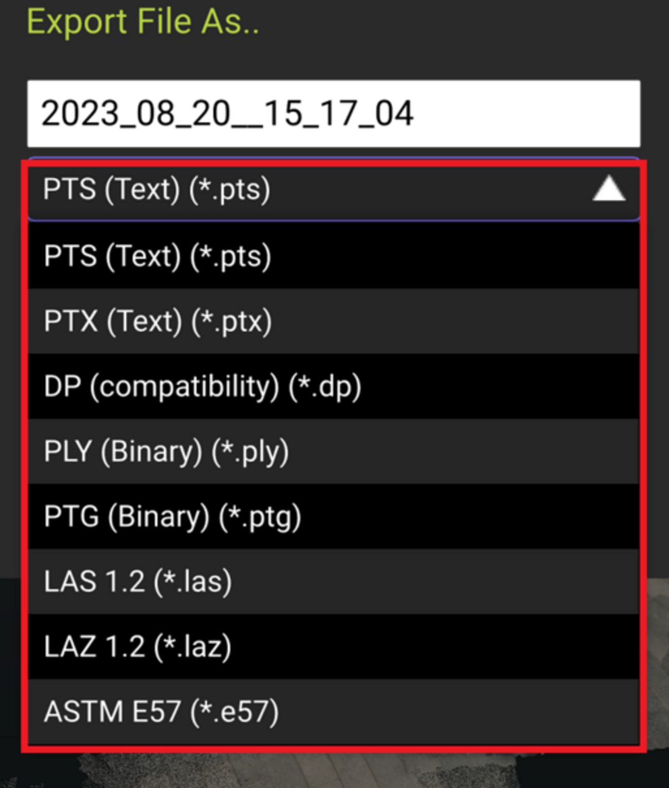 3次元点群の形式の1つであるE57ファイルについて - kentaPtの日記