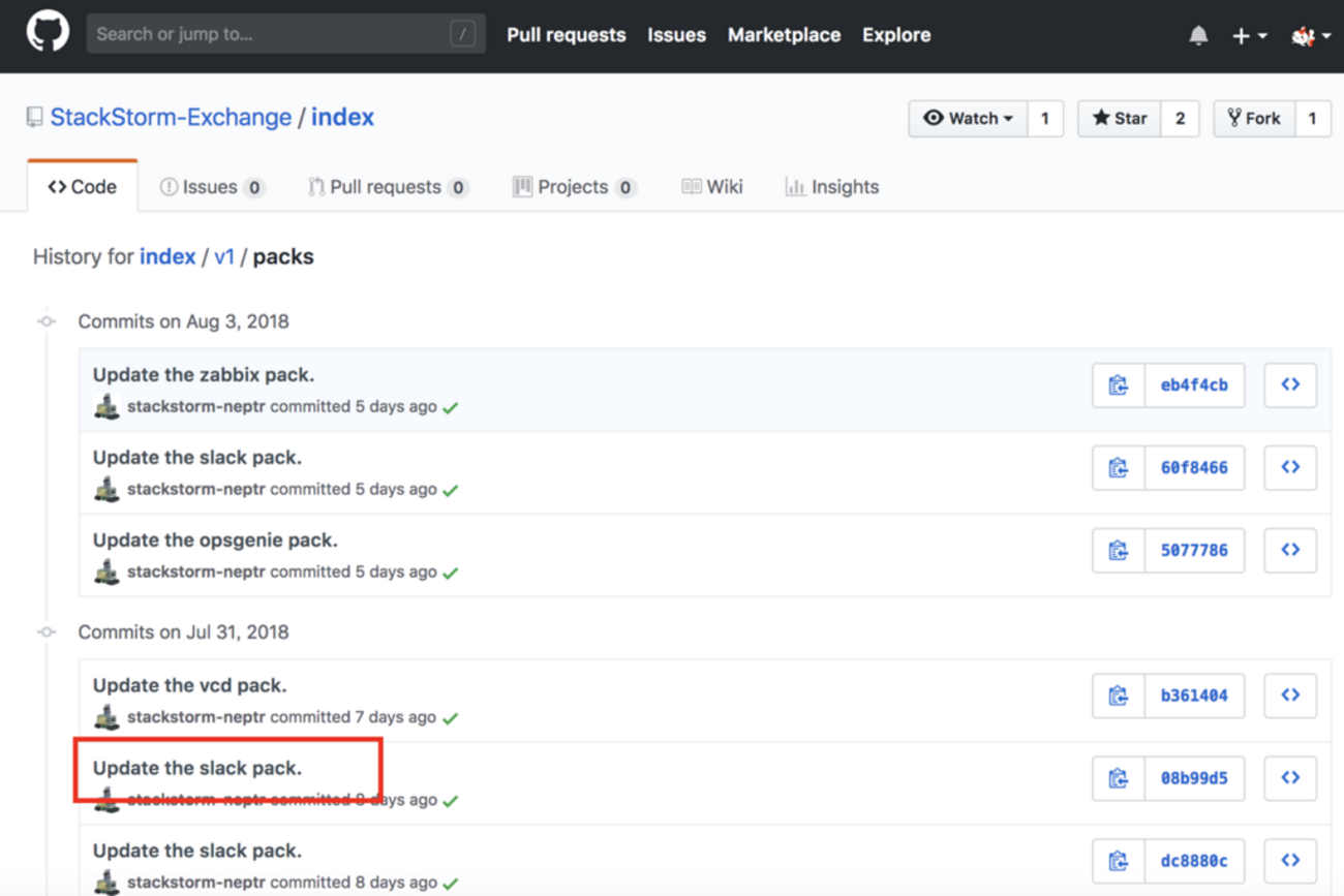 【StackStorm】様々な Pack の更新状況をWebで確認する - てくなべ (tekunabe)