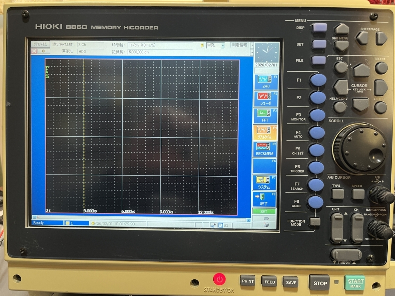 HIOKI MEMORY HiCORDER 8860 - friendsofvalves 自作真空管オーディオのページ