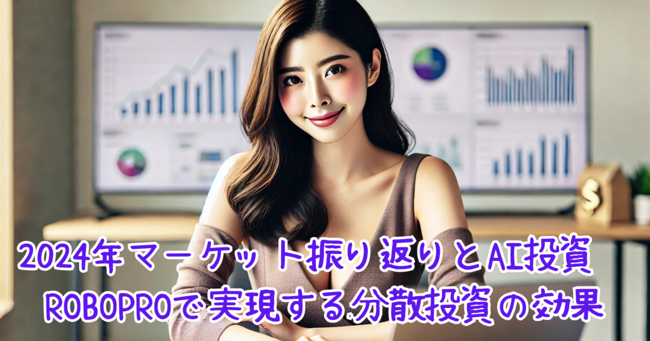 2024年マーケット振り返りとAI投資 ROBOPROで実現する分散投資の効果 - 100円で始める！毎日の投資習慣