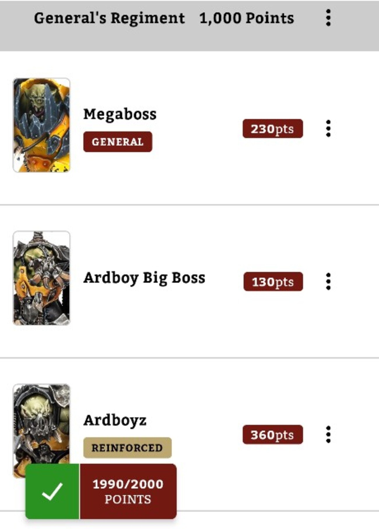 【AoS】アイアンジョウwithクルールボゥイ2000pt - たるいのウォーハンマーブログ