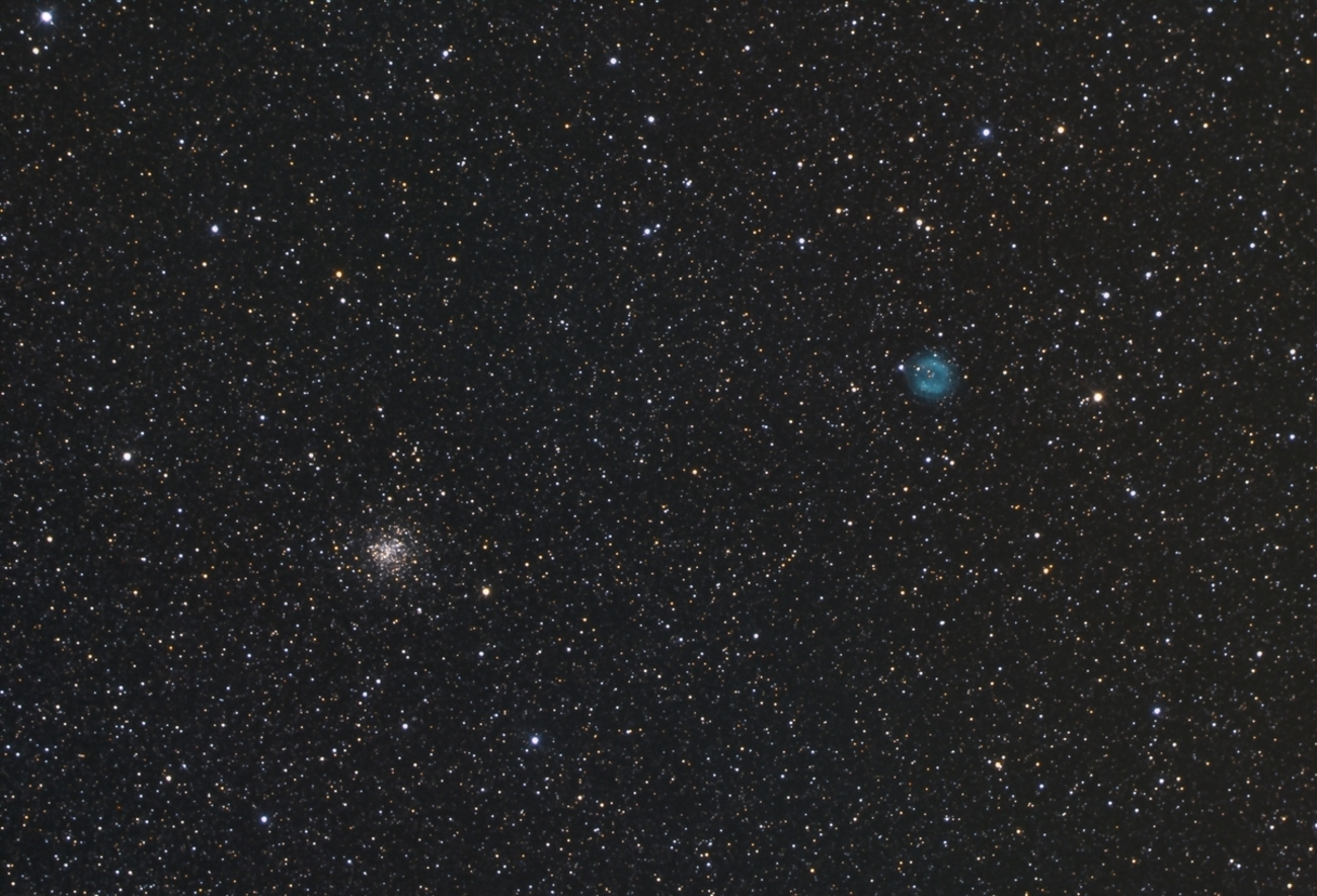 IC1295とNGC6712 - ヨッシーの天体写真日記