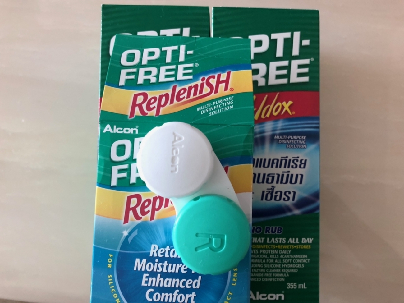 【バンコクのアイケア】タンパク除去剤配合のコンタクトケアアイテム「OPTI-FREE Aldox」 - タイ🇹🇭バンコク スクンビットダイアリー
