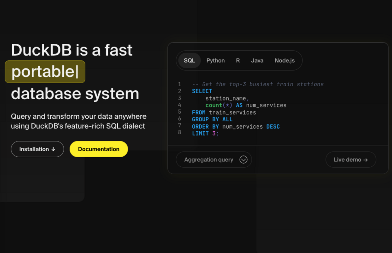 Java で始める DuckDB - A Memorandum
