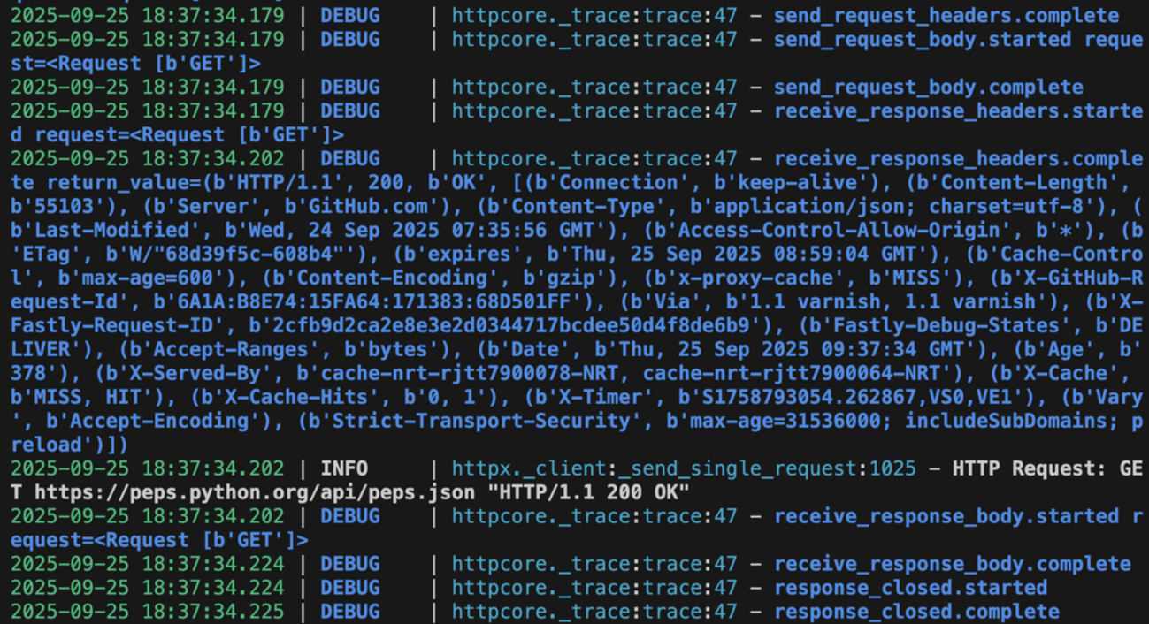 HTTPX を例に、標準ライブラリ logging によるログを loguru で出力するには - nikkie-ftnextの日記