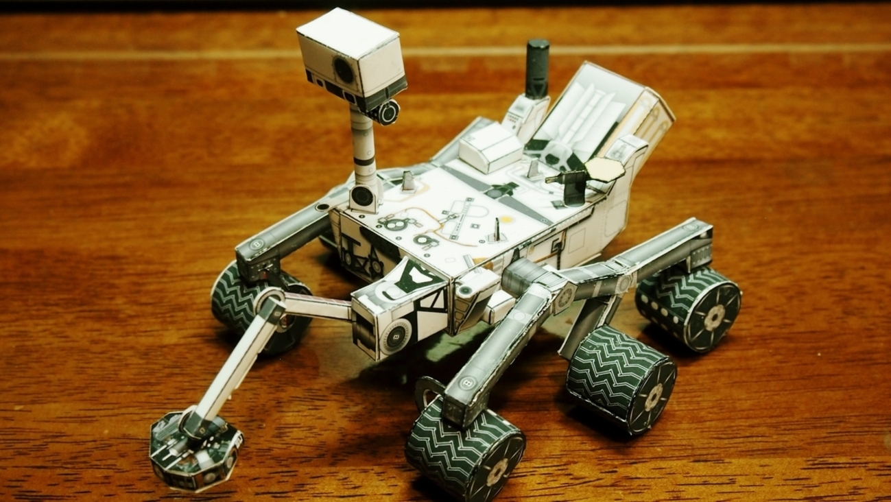 Paper craft Curiosity Rover - SPACE GEEK