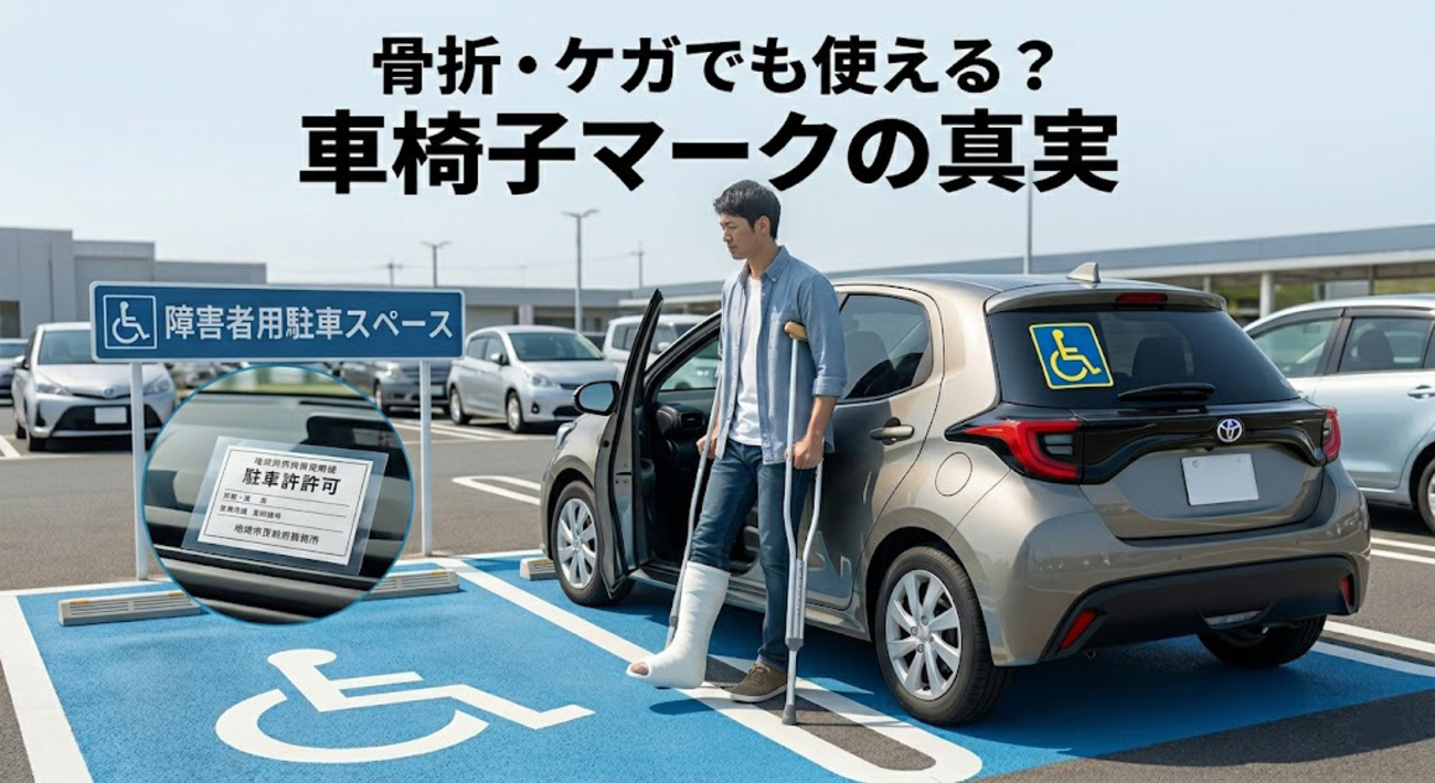 車椅子マークは骨折・ケガでも使える？障害者駐車場の正しい利用法とトラブル対策 - kiyo_3の日記