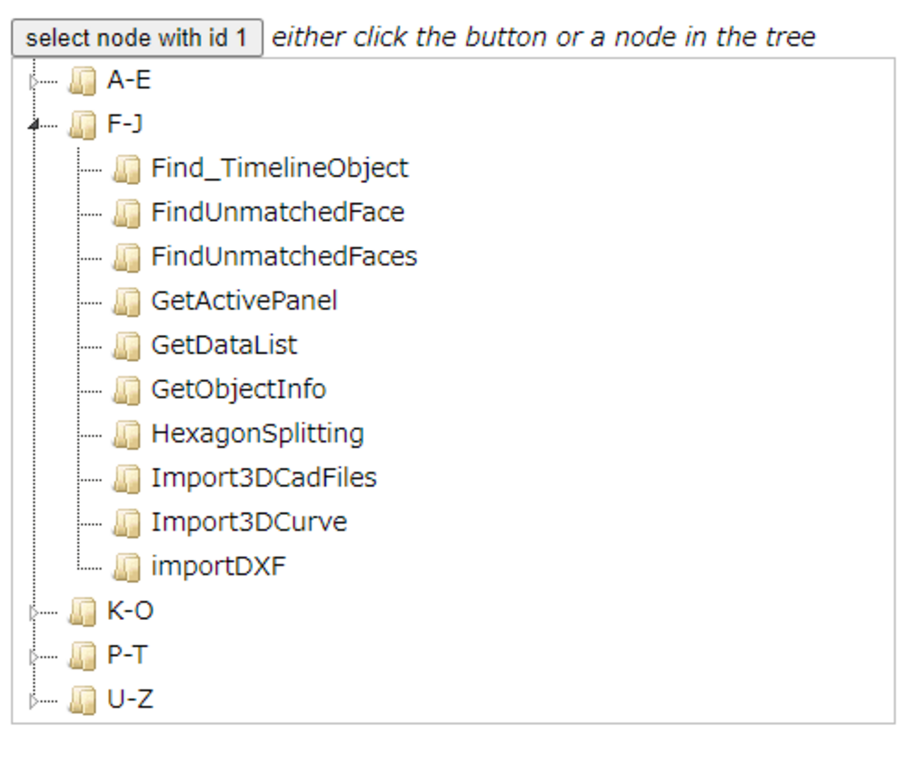 jsTree用代替Jsonを作る - C#ATIA