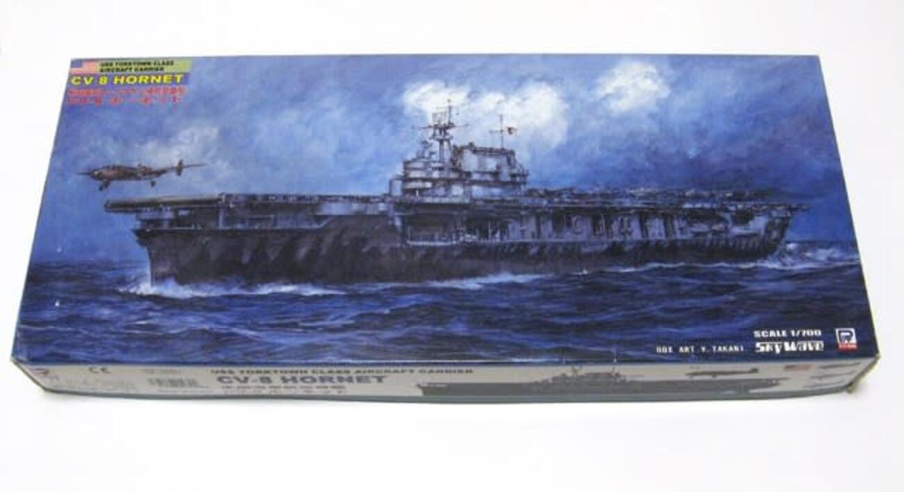 CV8ホーネット建造開始 - ウォーターライン 艦プラ生活広報課