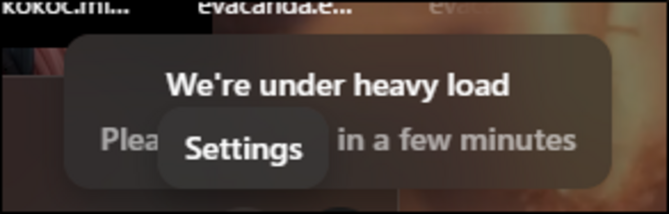 Soraで動画が作れない！「We're under heavy load. Please try again in a few minutes ...