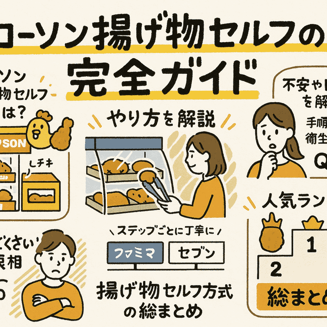 ローソン揚げ物セルフのやり方完全ガイド｜買い方から注意点まで徹底解説 - note’ no naka