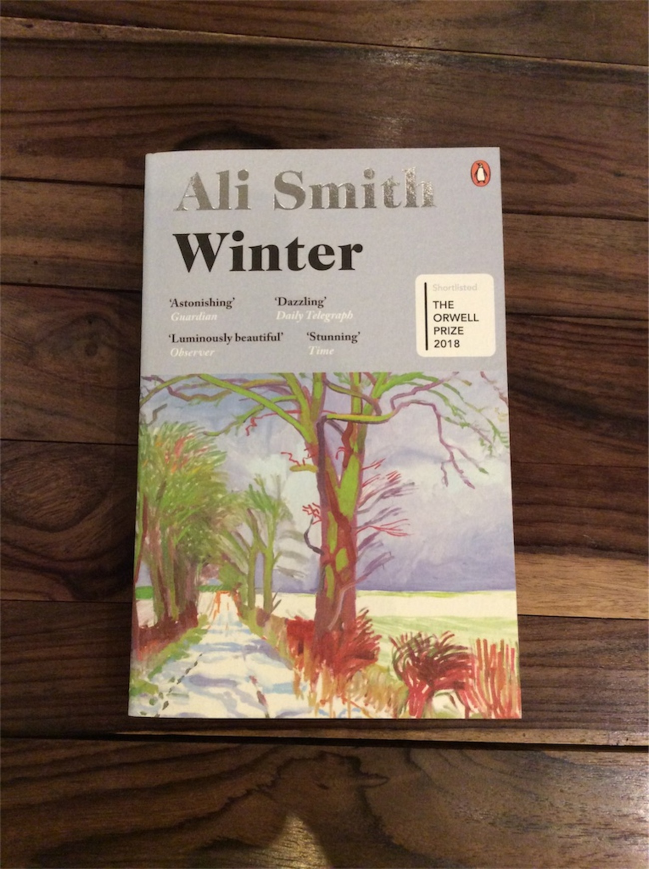 11月の本 Ali Smith Winter - GOLDENMILK